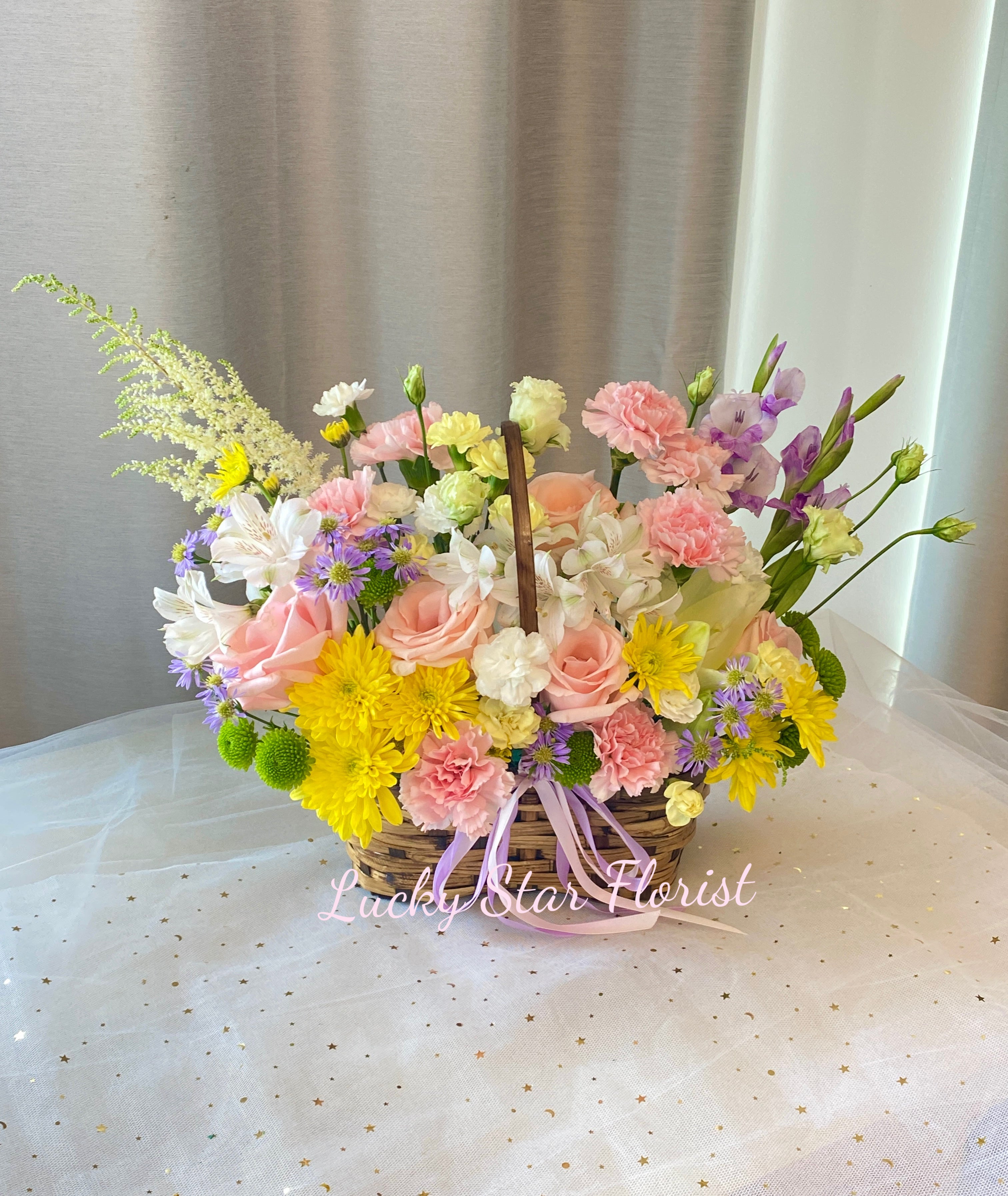 FRESH FLOWER BASKET – Lucky Star Florist